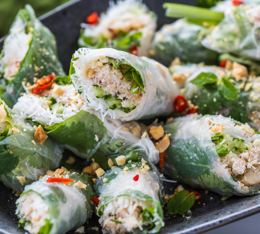 Crab Summer Rolls | Whitewater Cooks